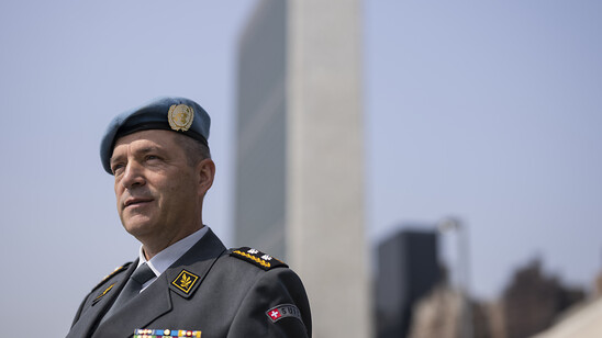 Divisionär Patrick Gauchat wird neu auch für Golanhöhen zuständig - Hoefner